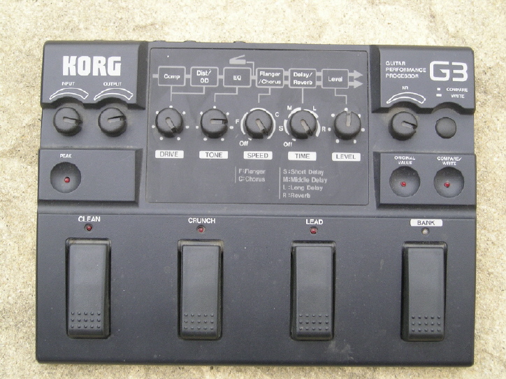 Pedalier multi effets KORG G3 - Petite Annonce TrocMusic