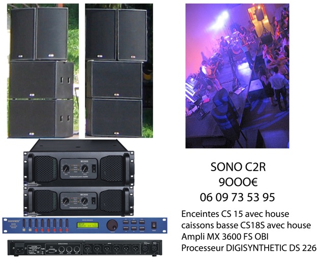 PACK SONO C2R - Petite Annonce TrocMusic