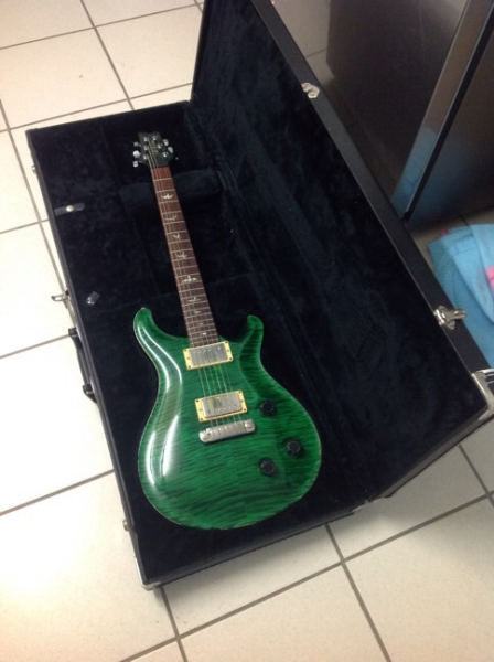 PRS Custom 22 Emerald Green quelques traces - Petite Annonce TrocMusic