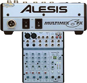 Fiche Descriptive Alesis Multimix 6 FX - (Console Analogique)